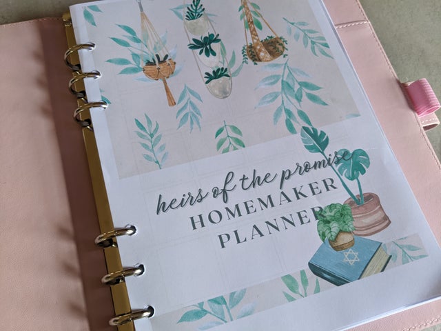 HOMEMAKER PLANNER | Heavenly Minded Home